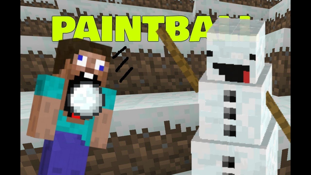 THIS SNOWBALL FIGHT IS INSANE!!! |MINECRAFT HYPIXEL PAINTBALL - YouTube