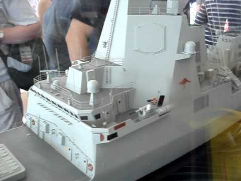 Model of the new RAN Hobart Class, Air Warfare Destroyer, ASC Open Day ...