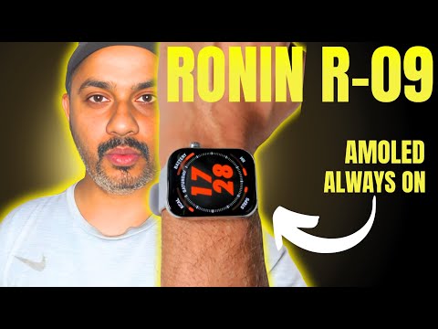 RONIN R-09 ⚡ SmartWatch With Amazing Features | AMOLED | AoD | IP68 | Functional Crown