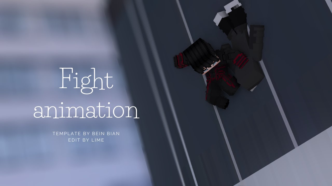 Minecraft Fight animation (Template By @Bein Bian ) - YouTube