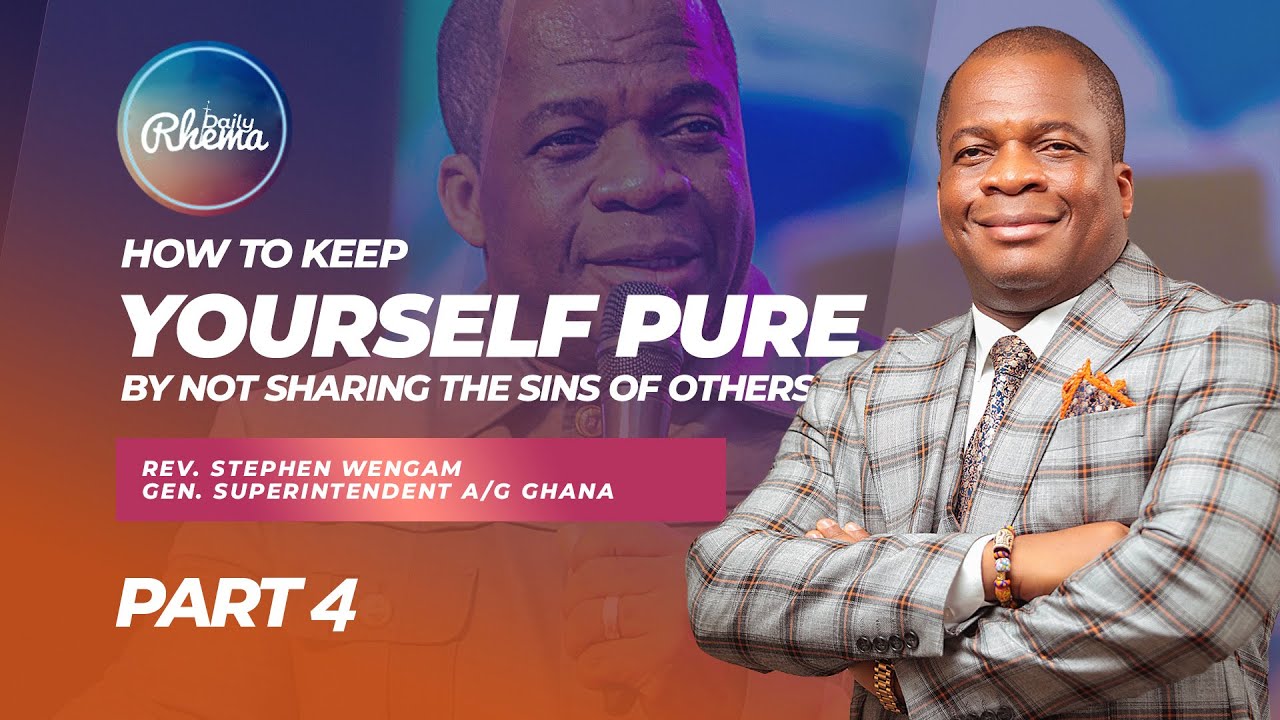 HOLINESS - HOW TO KEEP YOURSELF PURE BY NOT SHARING IN THE SINS OF ...