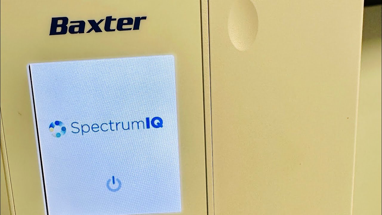 Baxter Pump IV bolus - YouTube