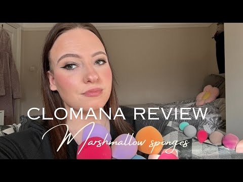Clomana marshmallow sponges review!