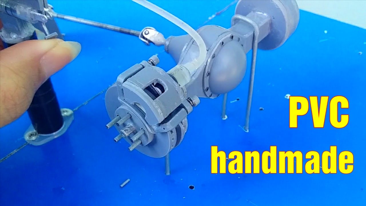 How to make Model Disc Brake from PVC | Vang Hà - YouTube