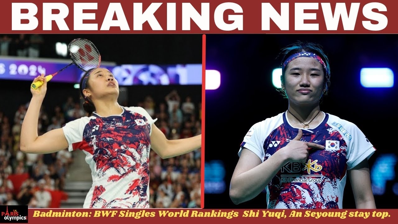 Badminton: BWF Singles World Rankings - Shi Yuqi, An Seyoung stay top ...