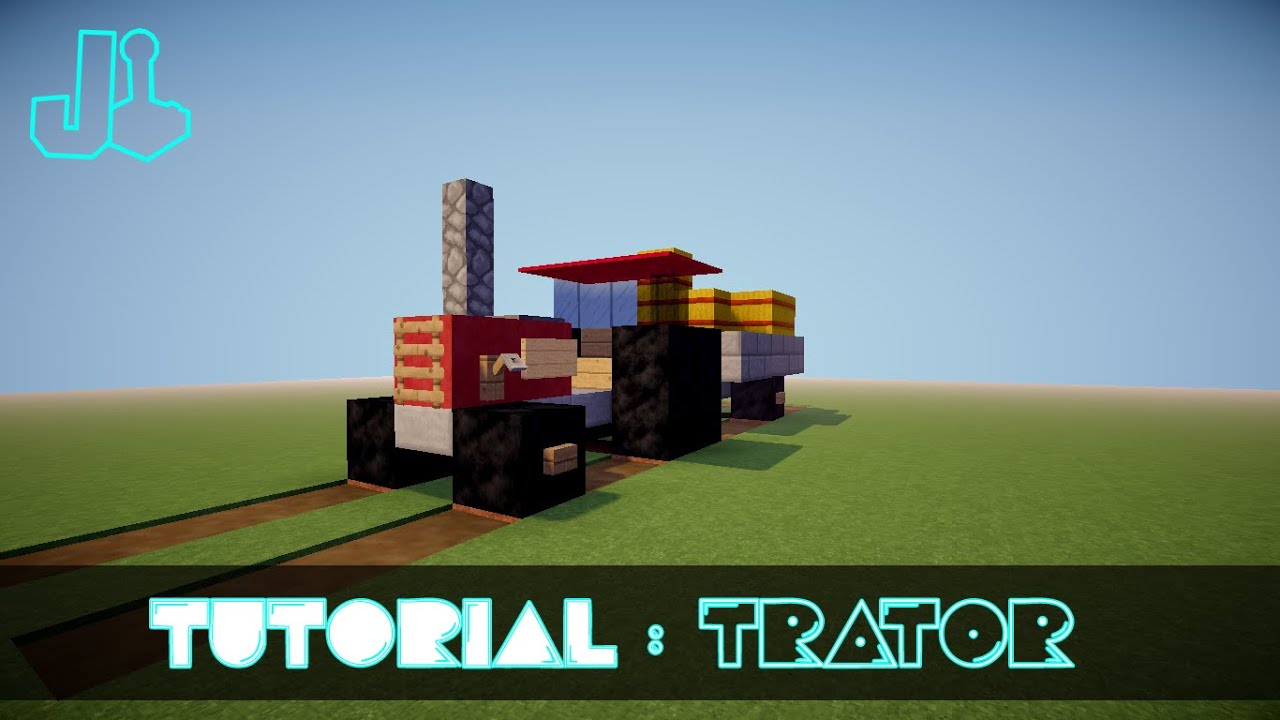 Minecraft : Como Construir um TRATOR - YouTube