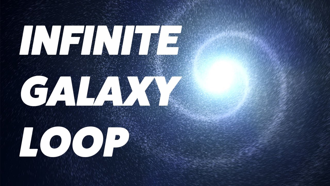 Infinite Galaxy Loop Animation - YouTube