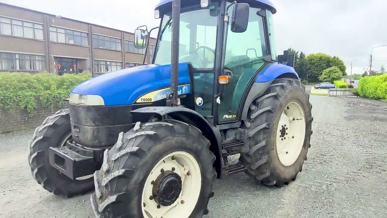 New Holland TD90D 2008 Inside and Outside - Pure Sound Tractor ...