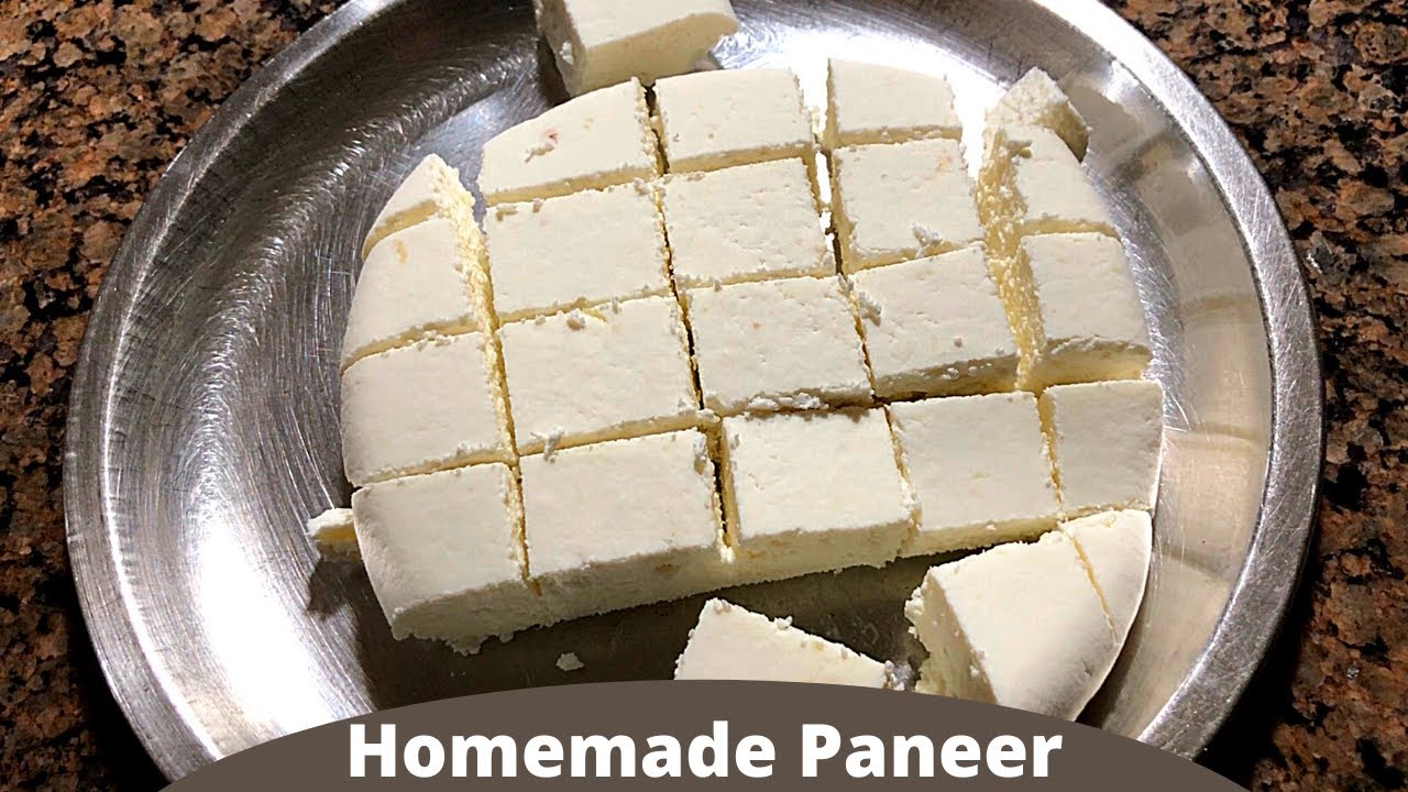 Homemade Paneer | Easy to make Paneer - YouTube