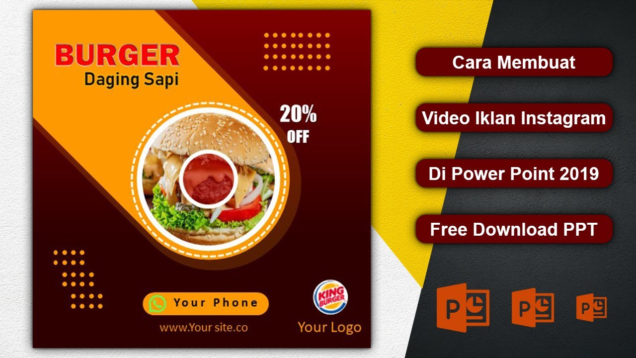 Cara Membuat Video Iklan di PowerPoint - YouTube