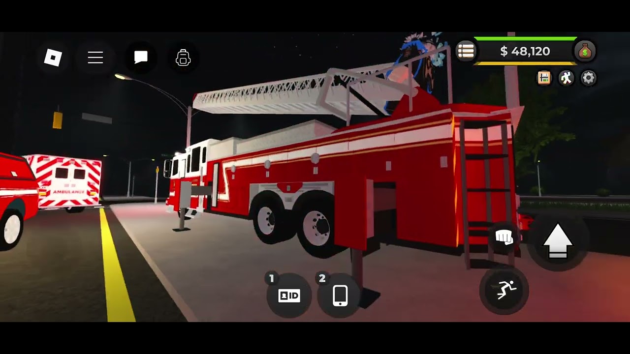 ERLC fire truck responding to a fire 2 - YouTube