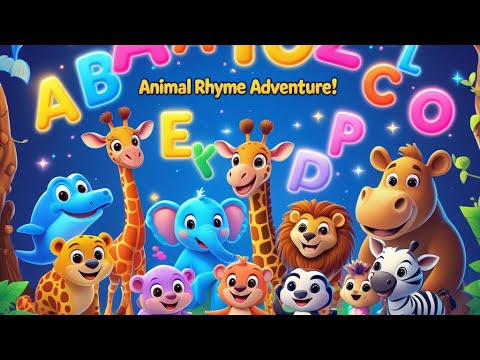 A to Z Animal Adventure | Fun Alphabet Rhyme for Kids | Learn with ...