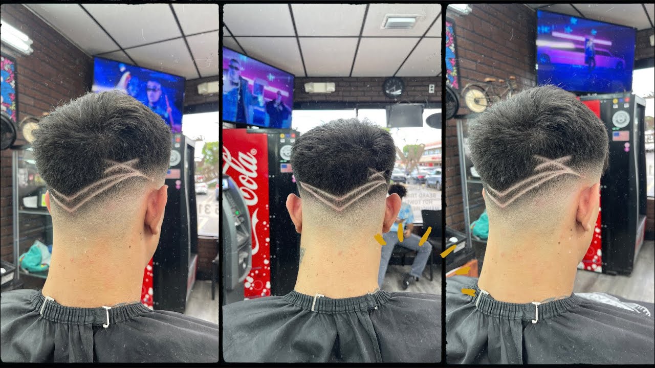 Cómo hacer un diseño freestyle en un buen corte de cabello 💈tutorial de ...
