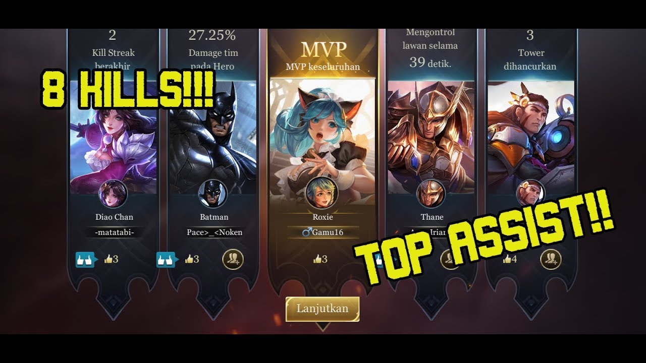 ROXIE MAID CAFE SKIN TALENT JUNGLE, AUTO MVP??? - ARENA OF VALOR - YouTube