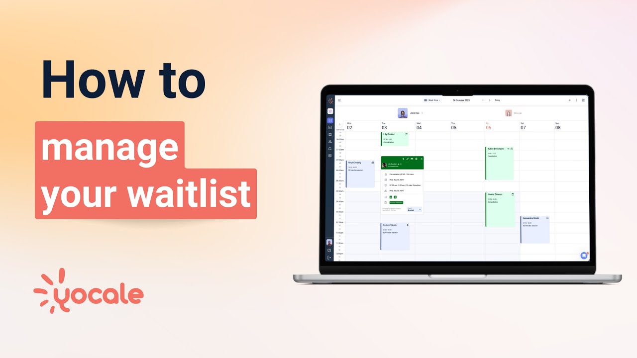 Fill Your Calendar Gaps: A Step-by-Step Guide to Implementing a Waitlist Feature on Yocale - YouTube