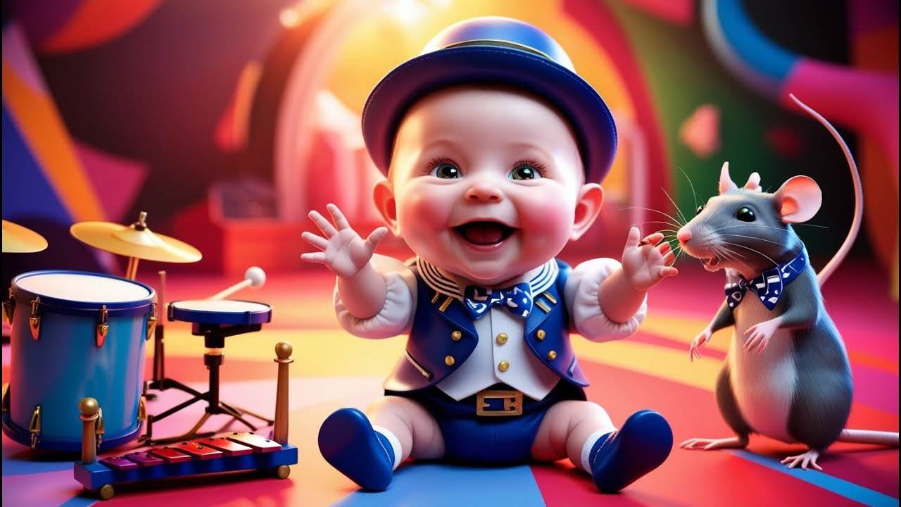 The Rat Goes Squeak Squeak Squeak || JollyFunn TV Kids Cartoon & Kids ...
