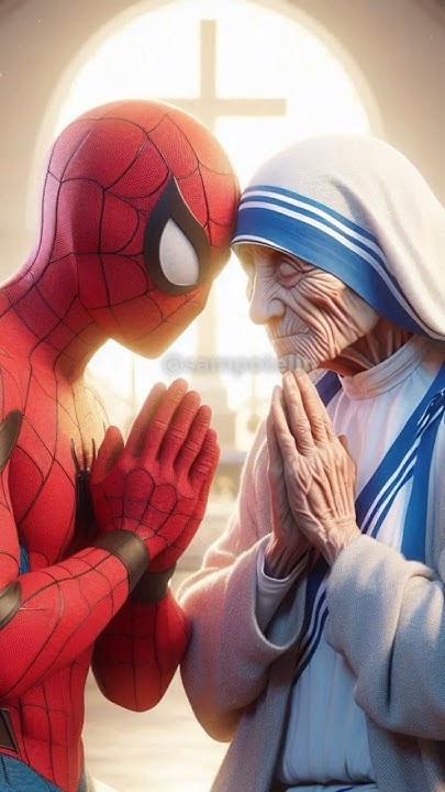 Mother Teresa & superhero pray For us ️| #motherteresa #superhero # ...