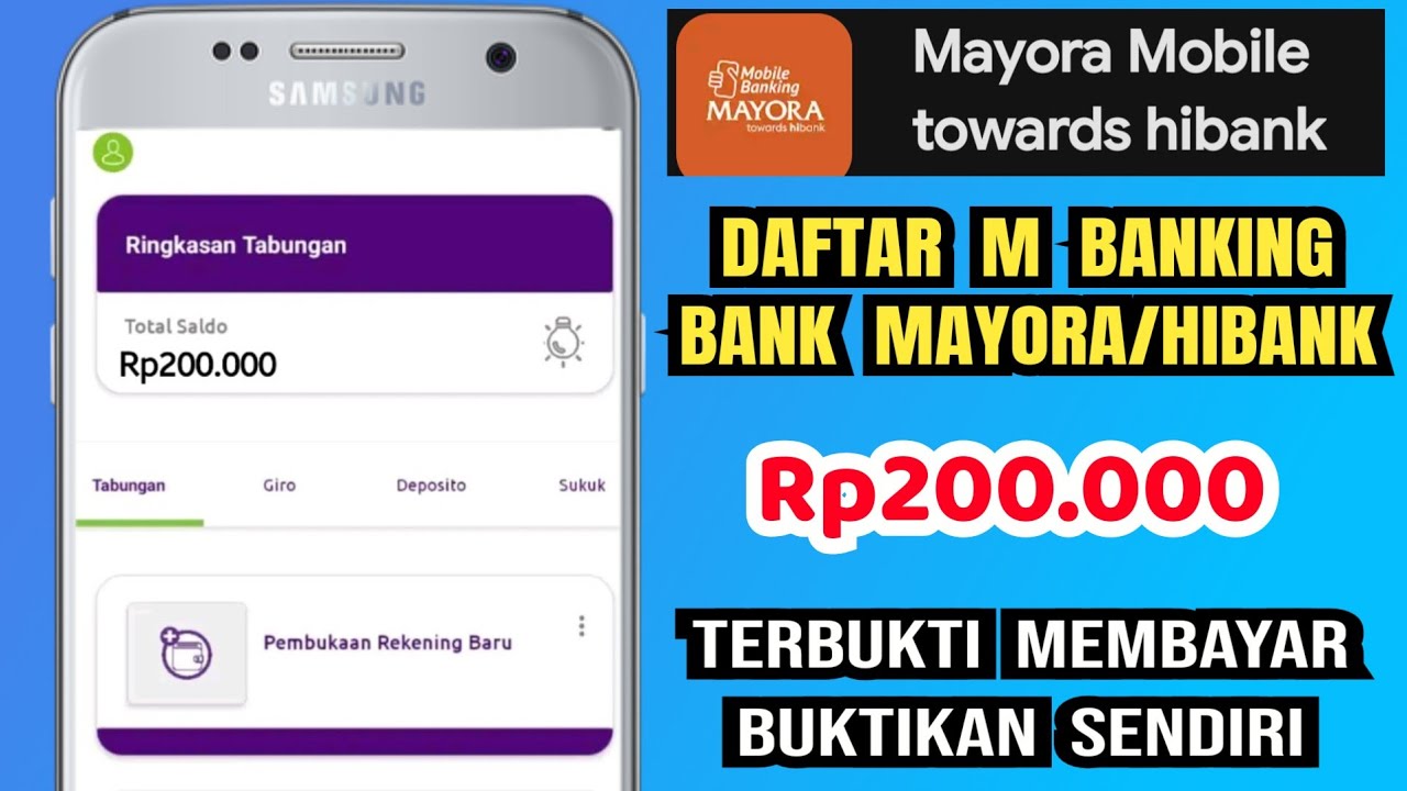 event bank digital terbaru BANK MAYORA, buka rekening ONLINE pakai ktp ...