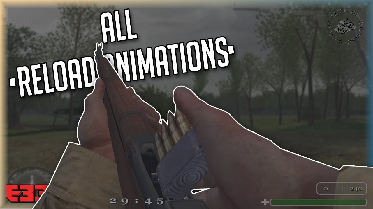Call of Duty 1 - All Weapons Reload Animations (With Real Names ...