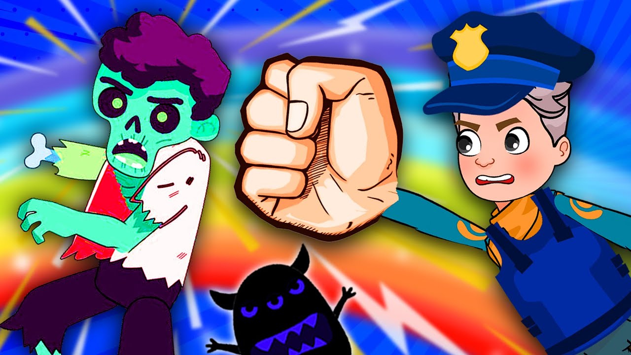 Police Officer Saves Baby from Zombie + More | Nursery Rhymes & Kids ...