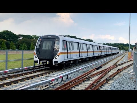 [SMRT] Ride Onboard T251 Train from TE21 Marina South to TE22 Gardens ...
