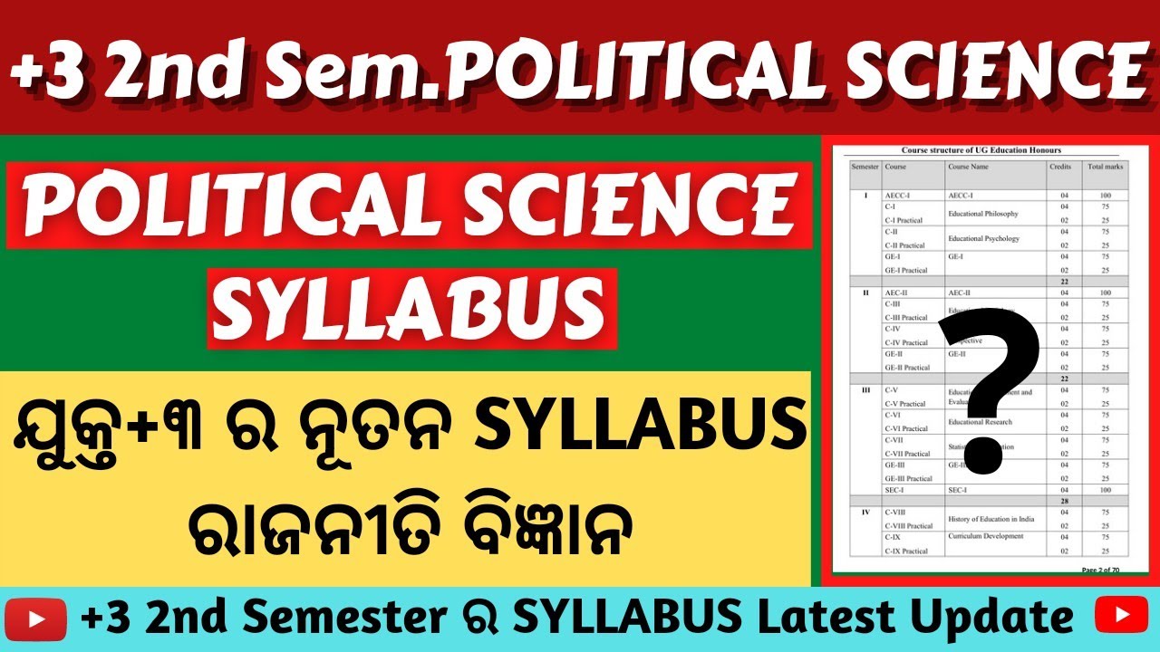 3 2nd Semester POLITICAL SCIENCE SYLLABUS Dhe Odisha 2023 YouTube 3-2nd-semester-political-science-syllabus-dhe-odisha-2023-youtube