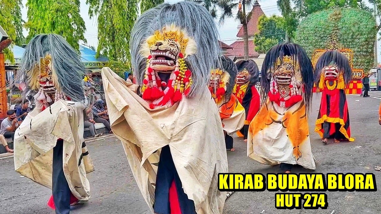 KIRAB BUDAYA BARONGAN BLORA HUT 274 // BARONGAN & REOG PONOROGO ...