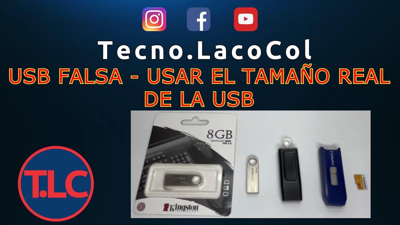 Reparar #memoria #usb #falsa y usar la capacidad real disponible # ...