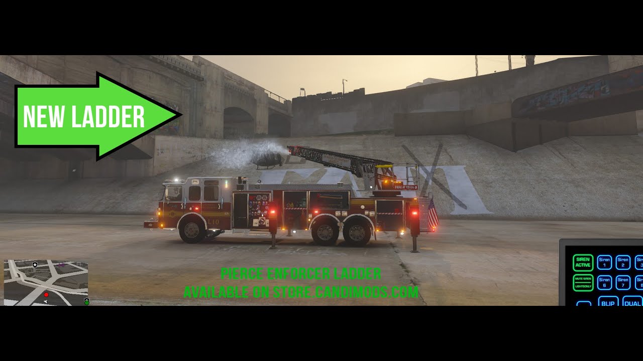 New Ladder Pierce Enforcer Ladder - YouTube