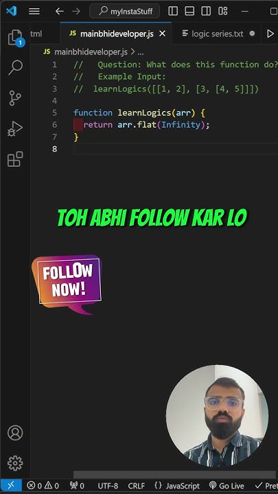 Logic Building Series 08 With Detailed Answer Codinginterview Coding Fresher Youtube