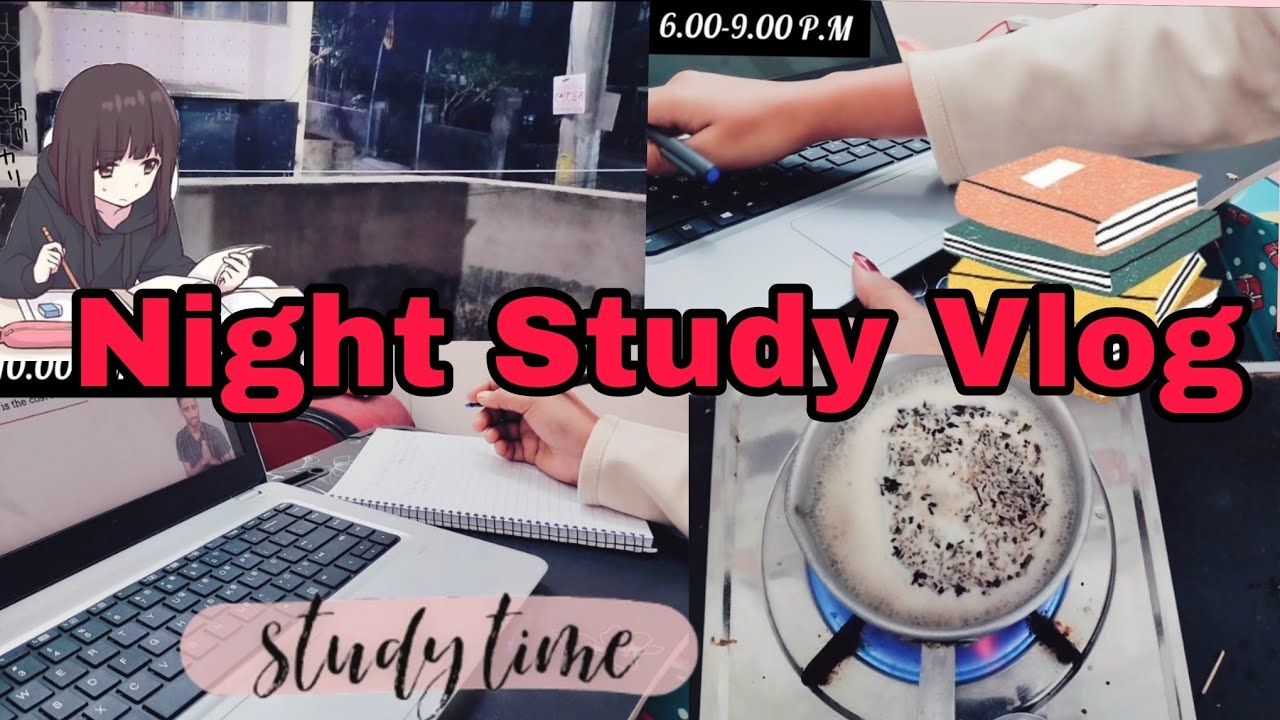 NIGHT STUDY VLOG...📚...Night Study Time📝....Study Invaluable....Study ...