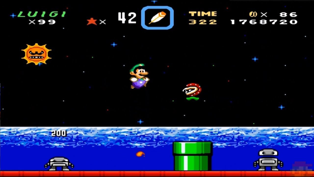 New Super Luigi World: The Best Luigi Game 100% WORLD 8: Dark Planet ...