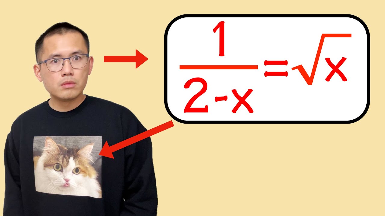 A challenging equation for all precalculus students! - YouTube