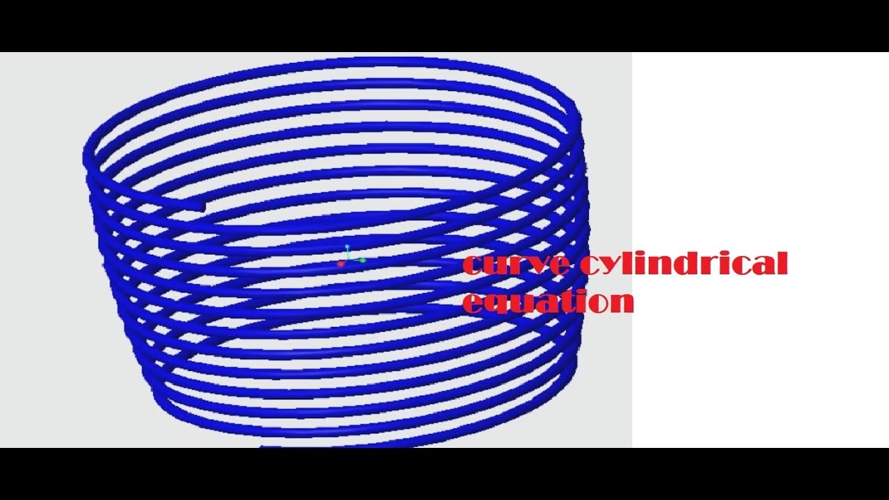 cylindrical coordinatecreo, curve from equation cylinderical,spherical ...