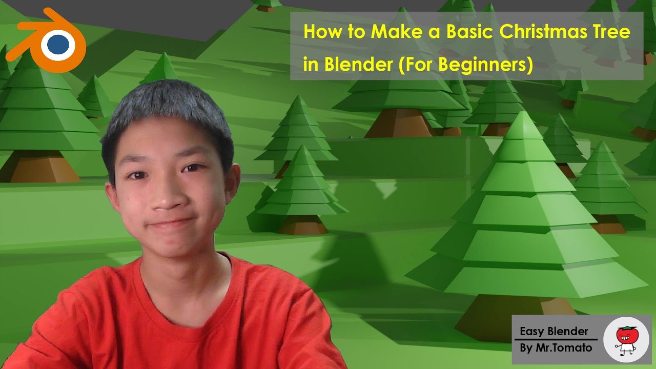 How to Make a Basic Christmas Tree in Blender (For Beginners) - YouTube