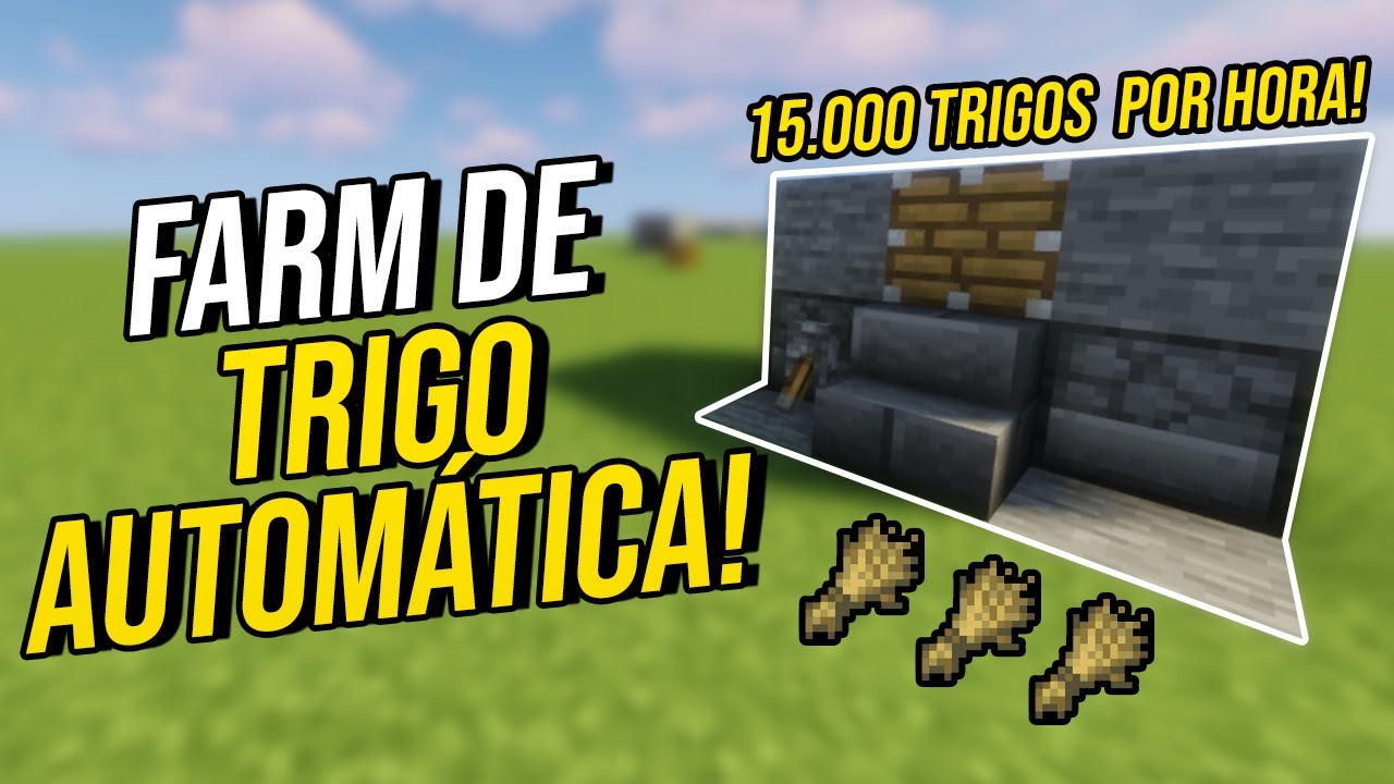 Farm Automática MUITO FÁCIL de TRIGO no Minecraft! | Tutorial| (JAVA ...
