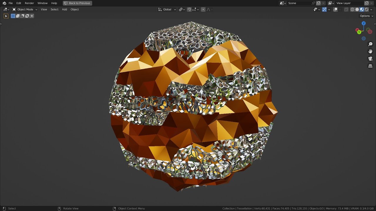 Blender Tutorial - Tissue add-on based abstract art - YouTube