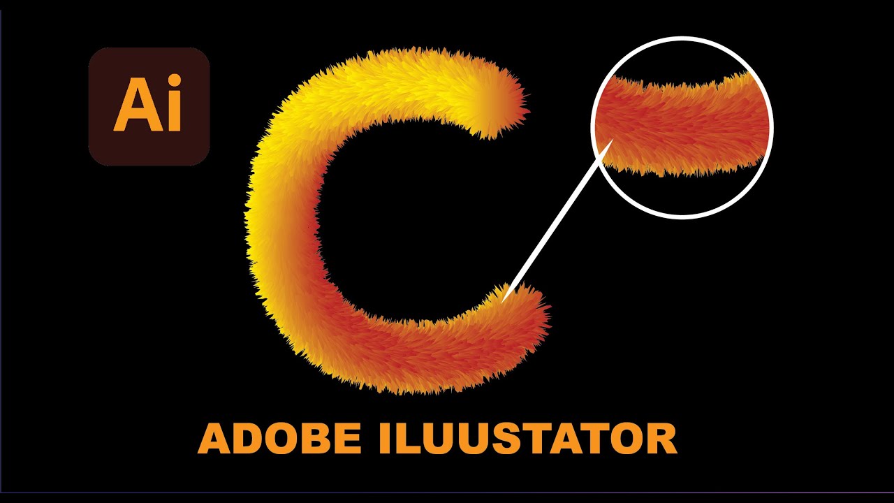 How to Create Realistic 3D Fur Effect in Adobe Illustrator Tutorial ...