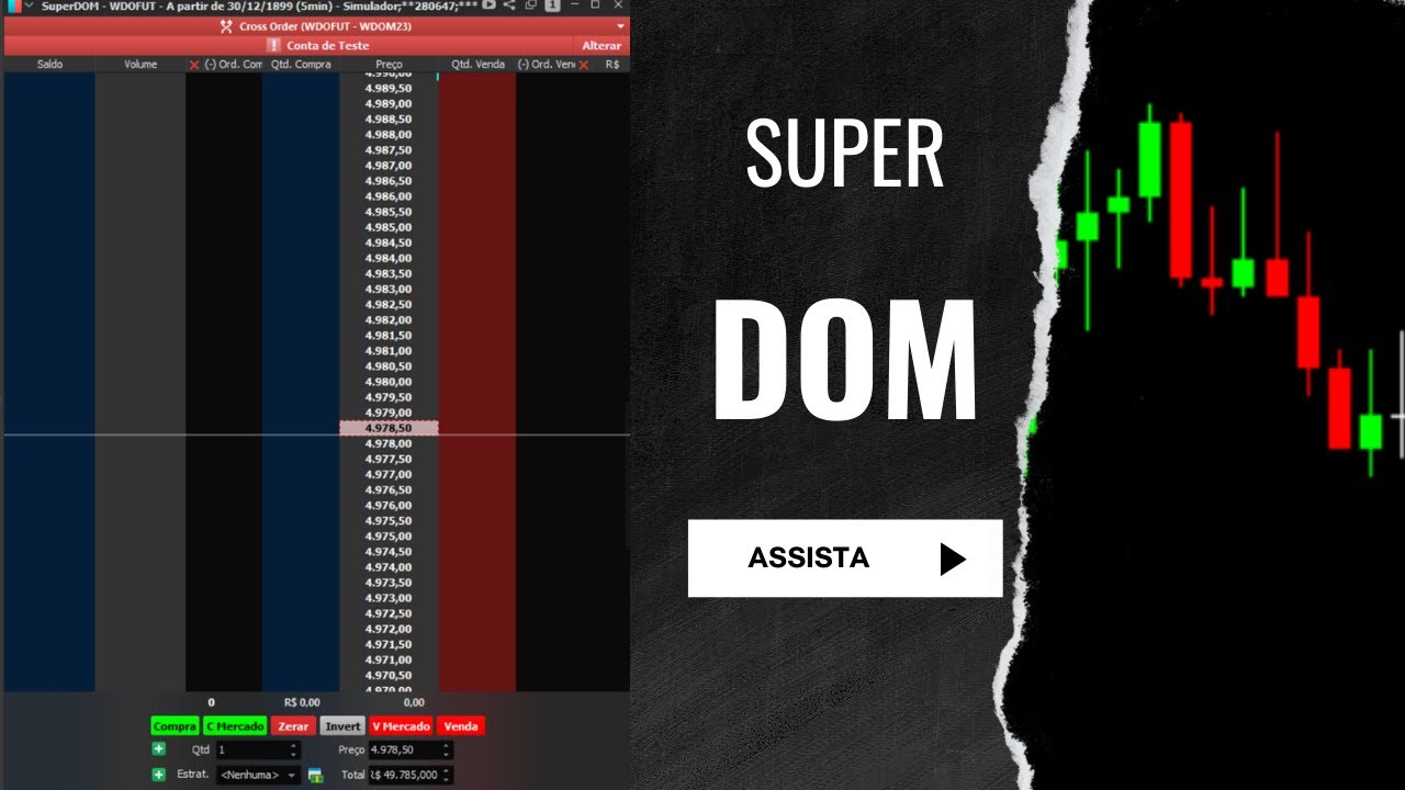 SUPER DOM o guia atualizado para o day trade #daytrading - YouTube