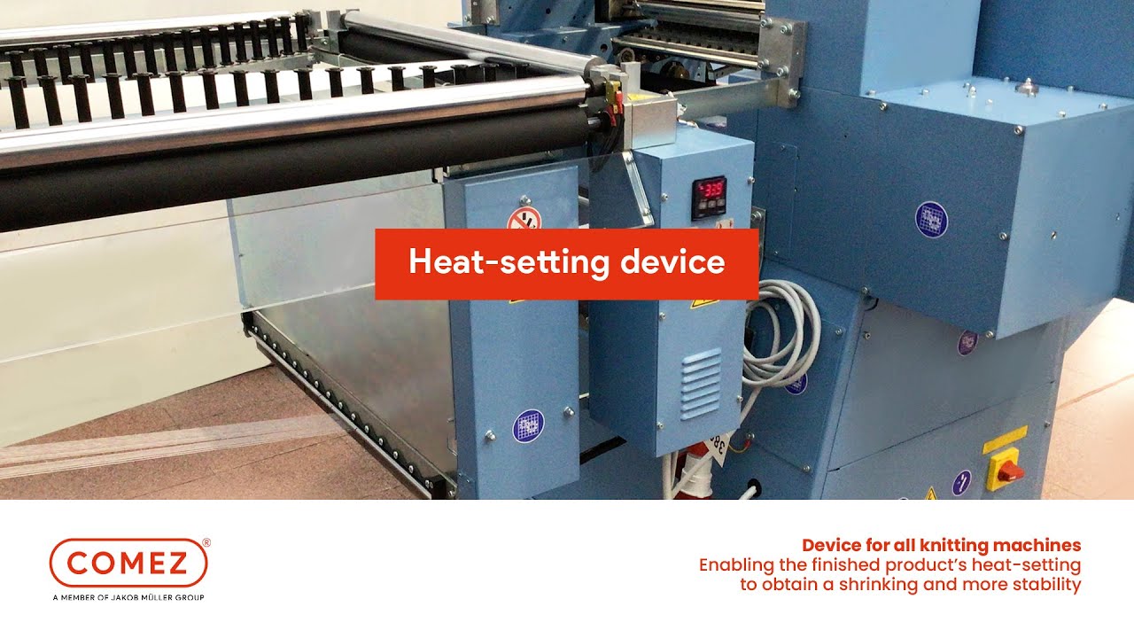 Heat setting device for knitting machines / Comez HSD - YouTube