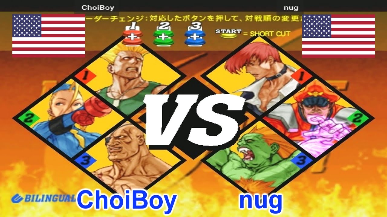 Capcom vs. SNK 2: Mark of the Millennium 2001 - ChoiBoy vs nug - YouTube