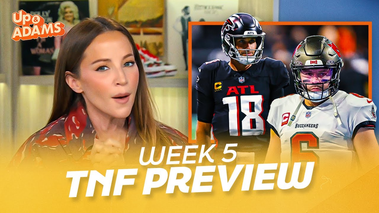 Kay Adams Previews Her Game of the Week Between Baker Mayfield & Kirk ...