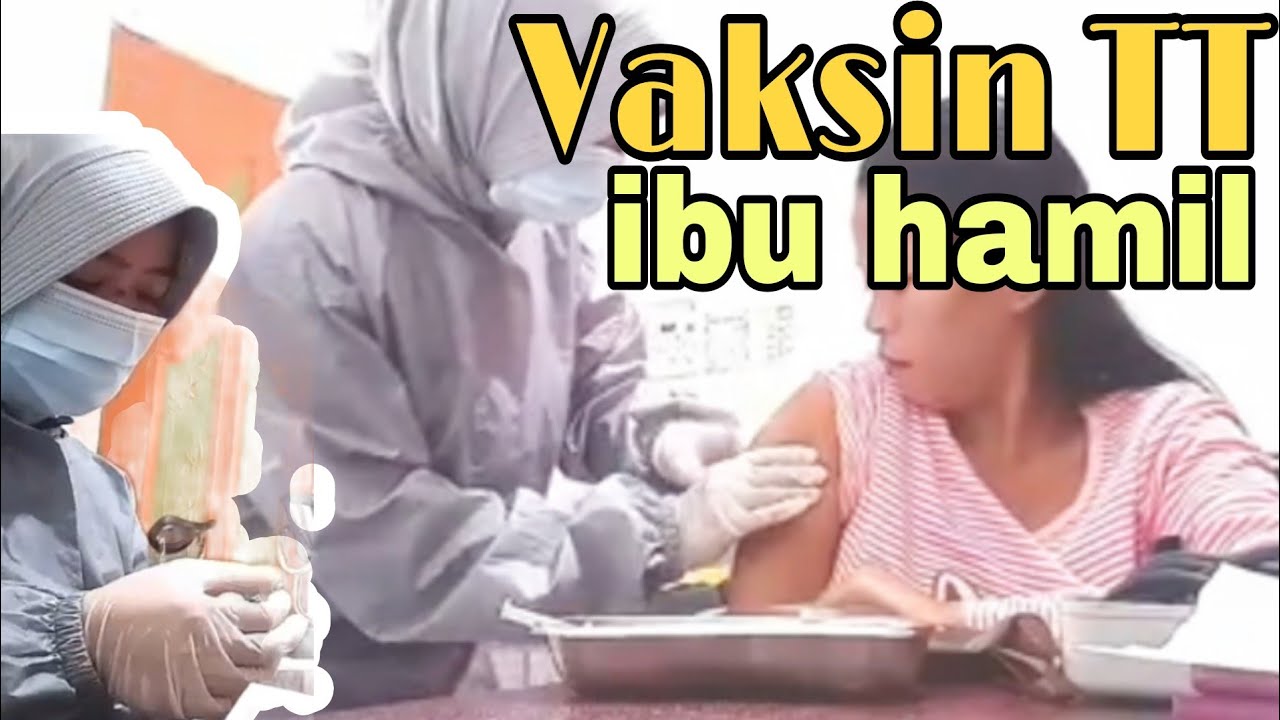 Suntik TT 1 pada ibu hamil|| Trimester ke 2 -Bidan desa - YouTube