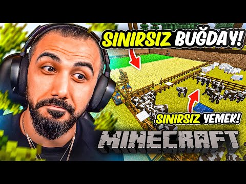 MİNECRAFT'DA İLK FARMIMIZI YAPTIK! EKİPLE 100 GÜN SURVİVAL | BÖLÜM 4 | Barış Can