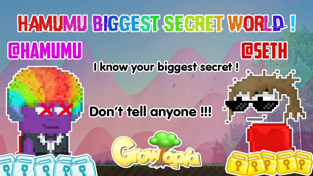 HAMUMU BIGGEST SECRET WORLD IN GROWTOPIA ! - YouTube