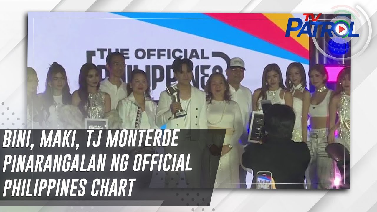 BINI, Maki, TJ Monterde pinarangalan ng Official Philippines Chart | TV ...