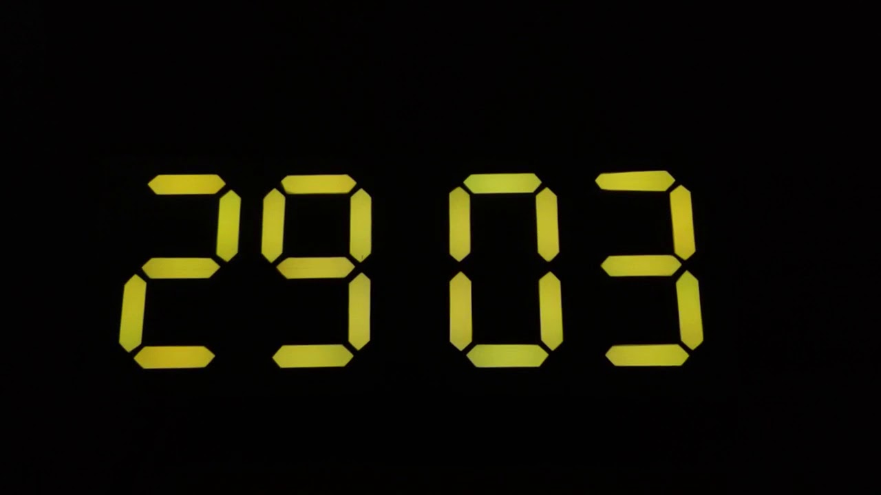 DIY digital clock error - YouTube