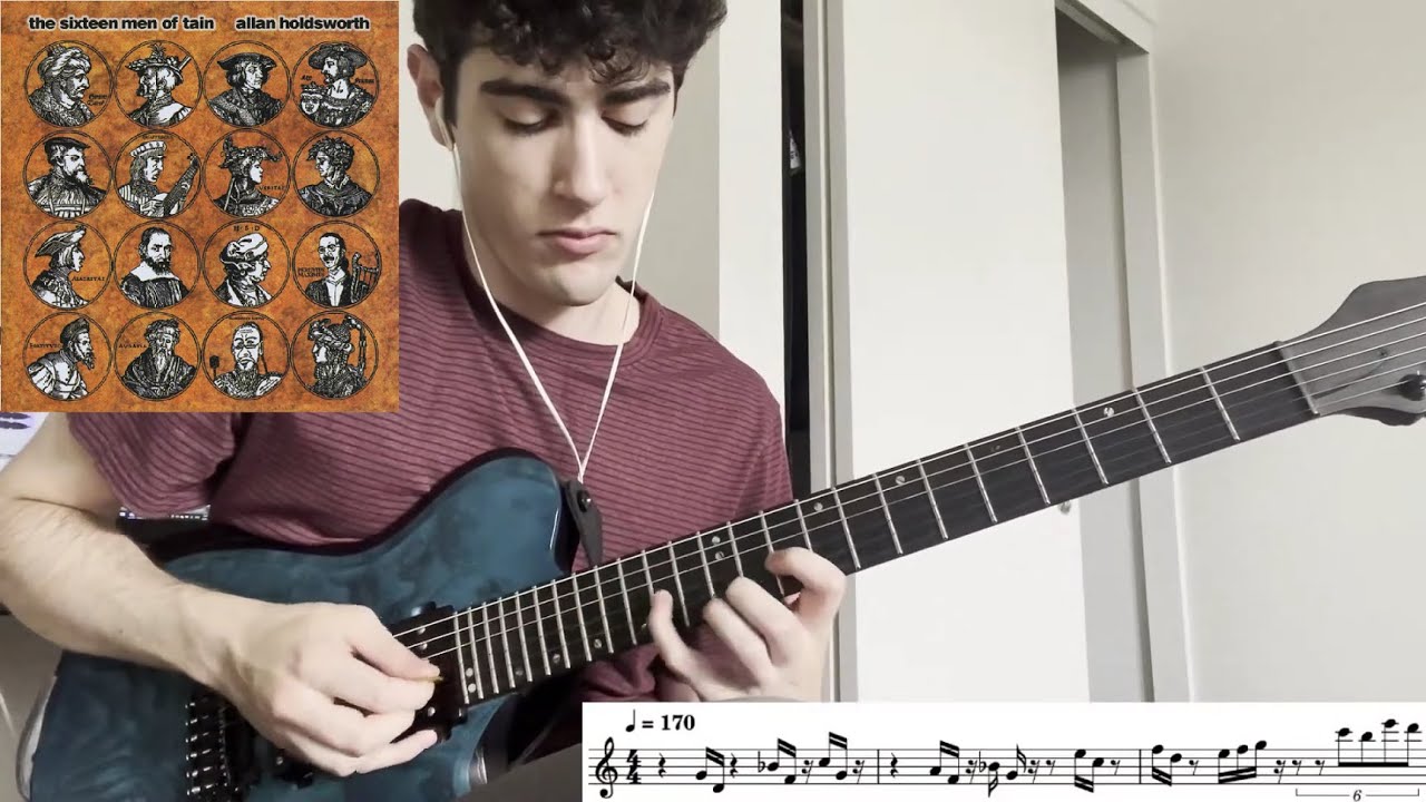 Monster Allan Holdsworth Lick (Eidolon Lick Cover) - YouTube