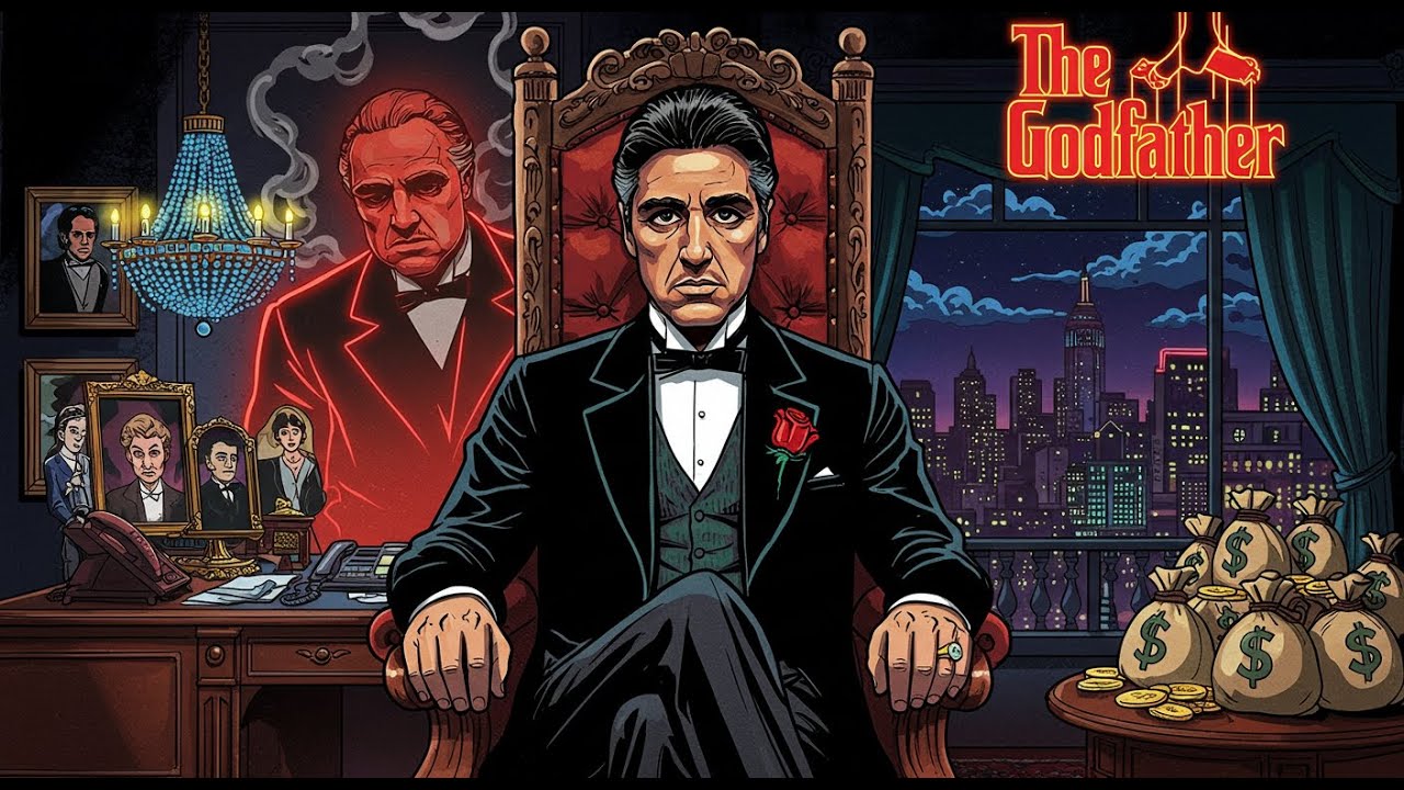 "The Godfather: Cartoon Style Recap (Full Movie in 8-Minute )" - YouTube