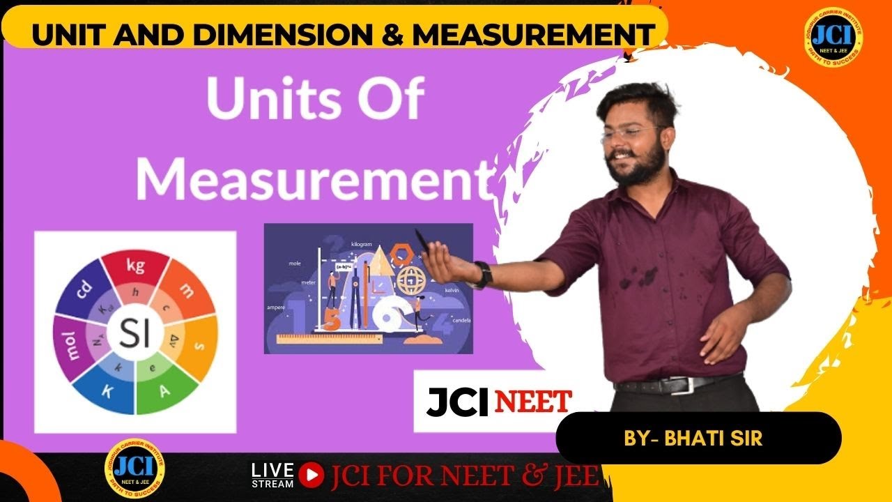 CLASS 11 -CHAPTER 02 : UNIT AND DIMENSION & MEASUREMENT - 01 ...
